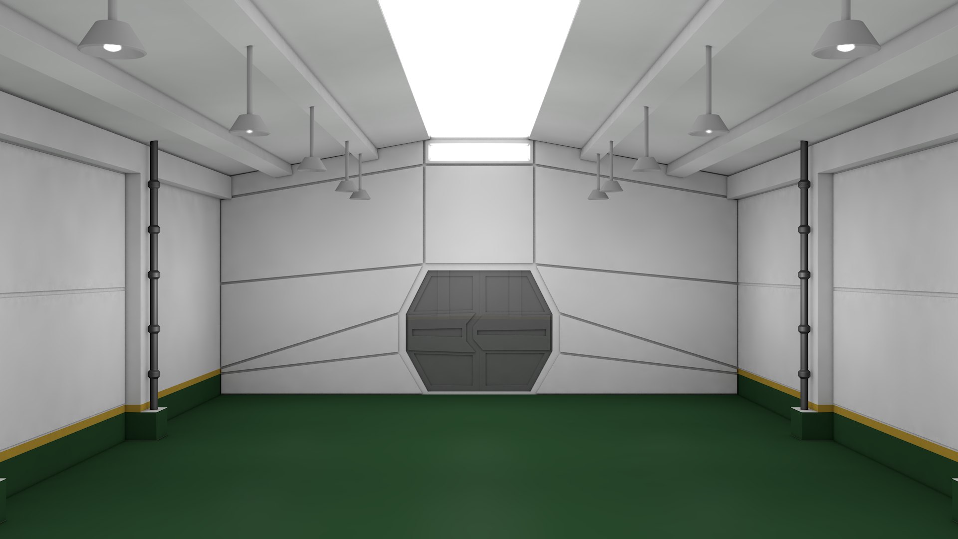 Sci Fi Warehouse 3D - TurboSquid 2001286