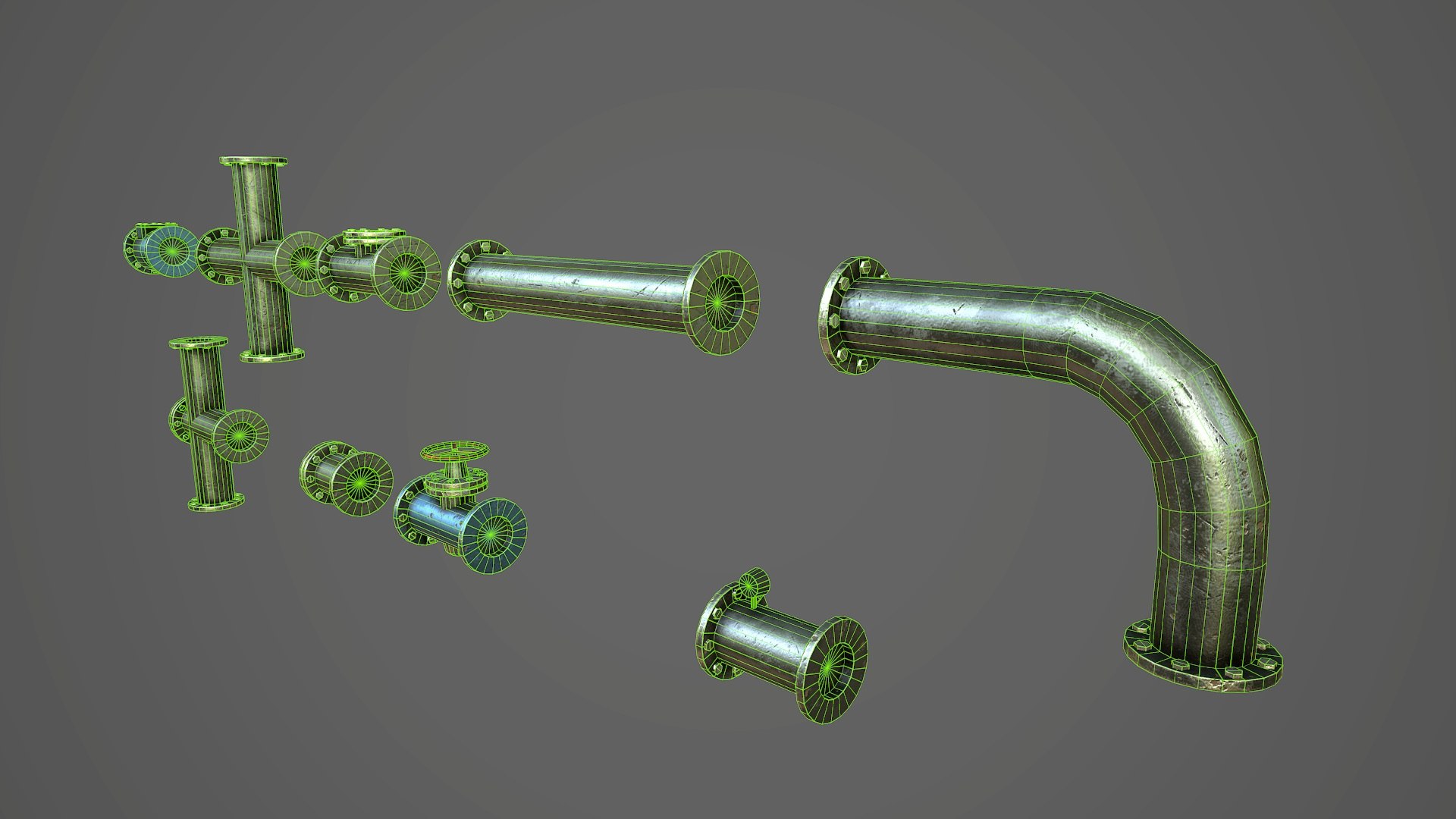 Tubes Modular 3d 3ds