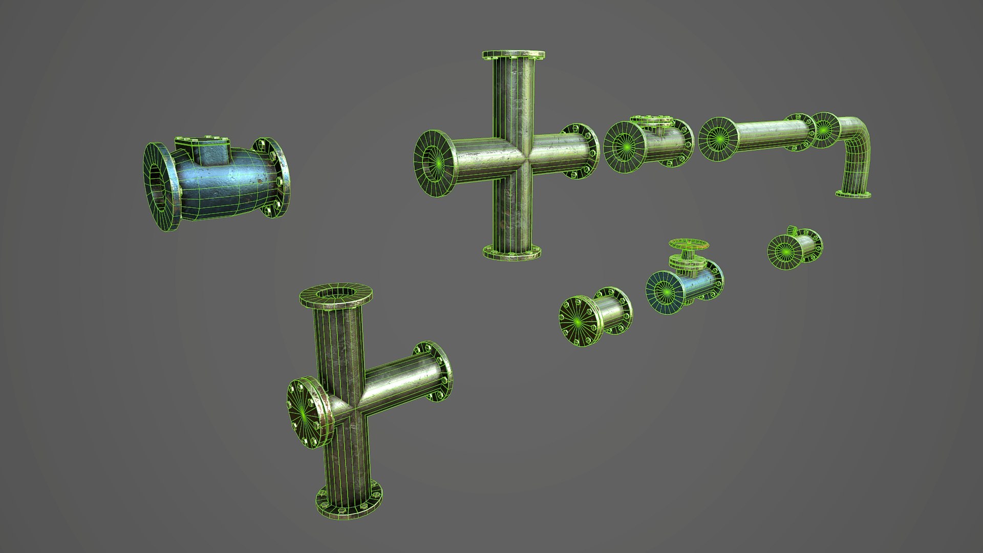 Tubes Modular 3d 3ds