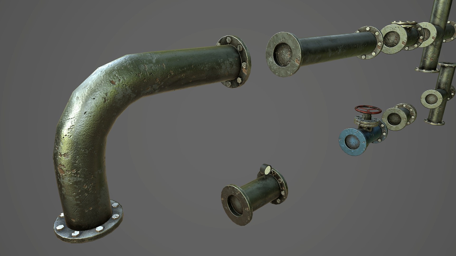 Tubes Modular 3d 3ds