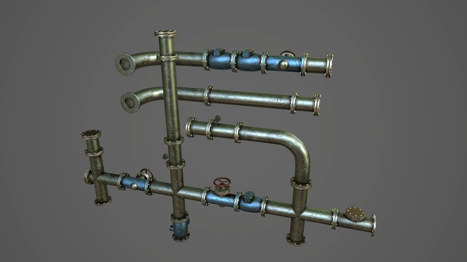 Tubes Modular 3d 3ds