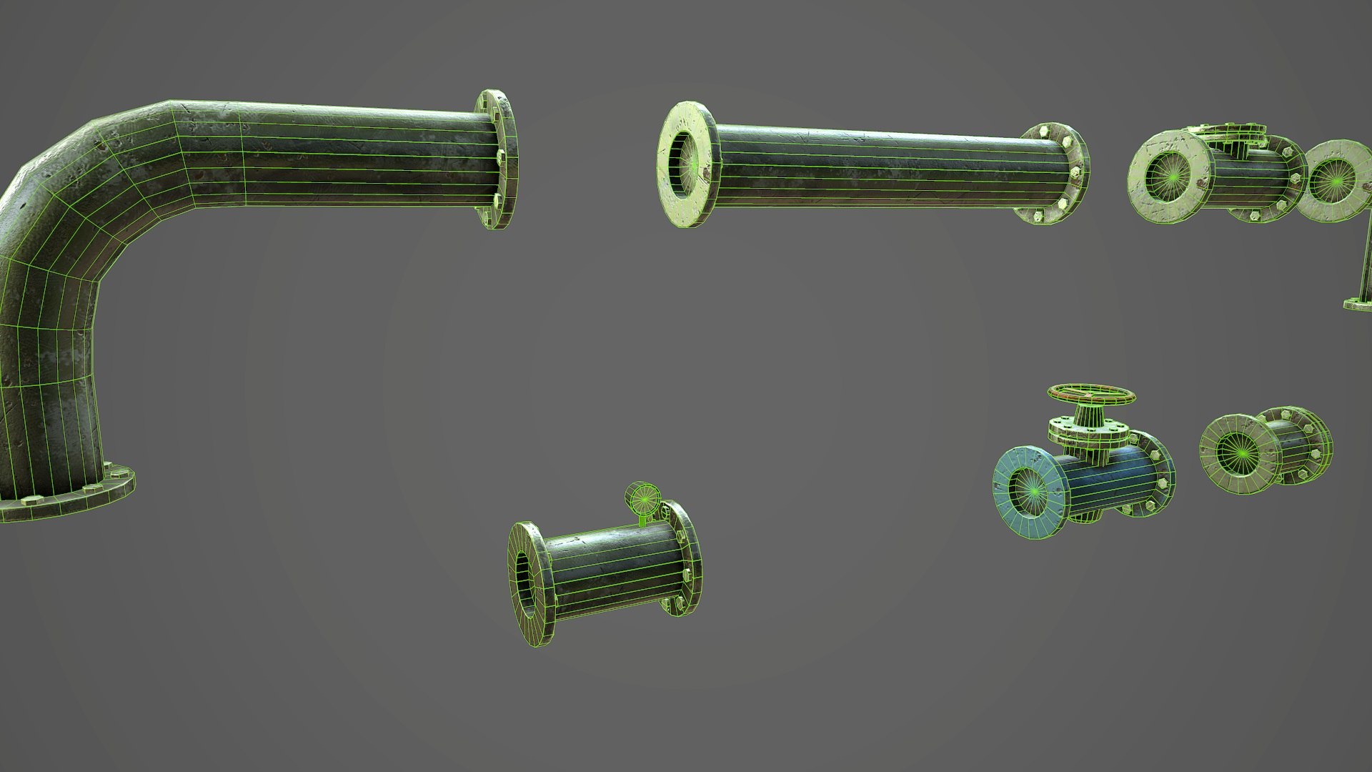 Tubes Modular 3d 3ds