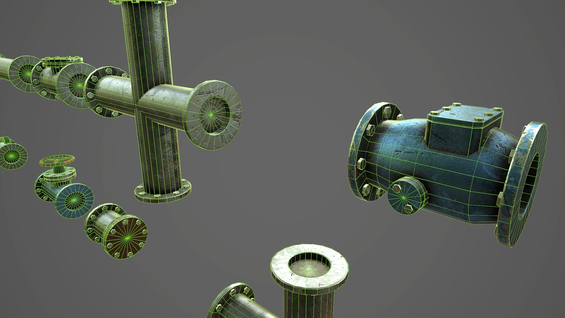 Tubes Modular 3d 3ds