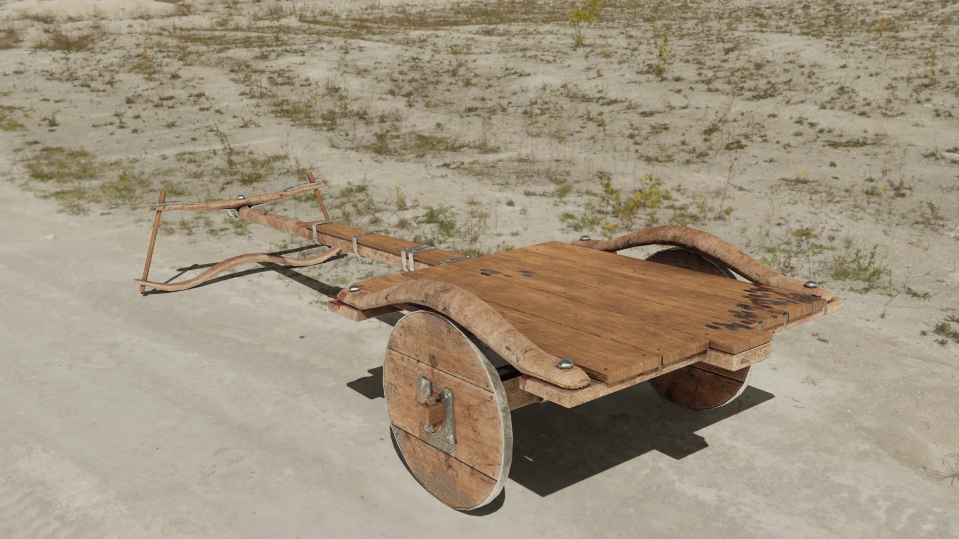 3D OxCart - TurboSquid 1842222