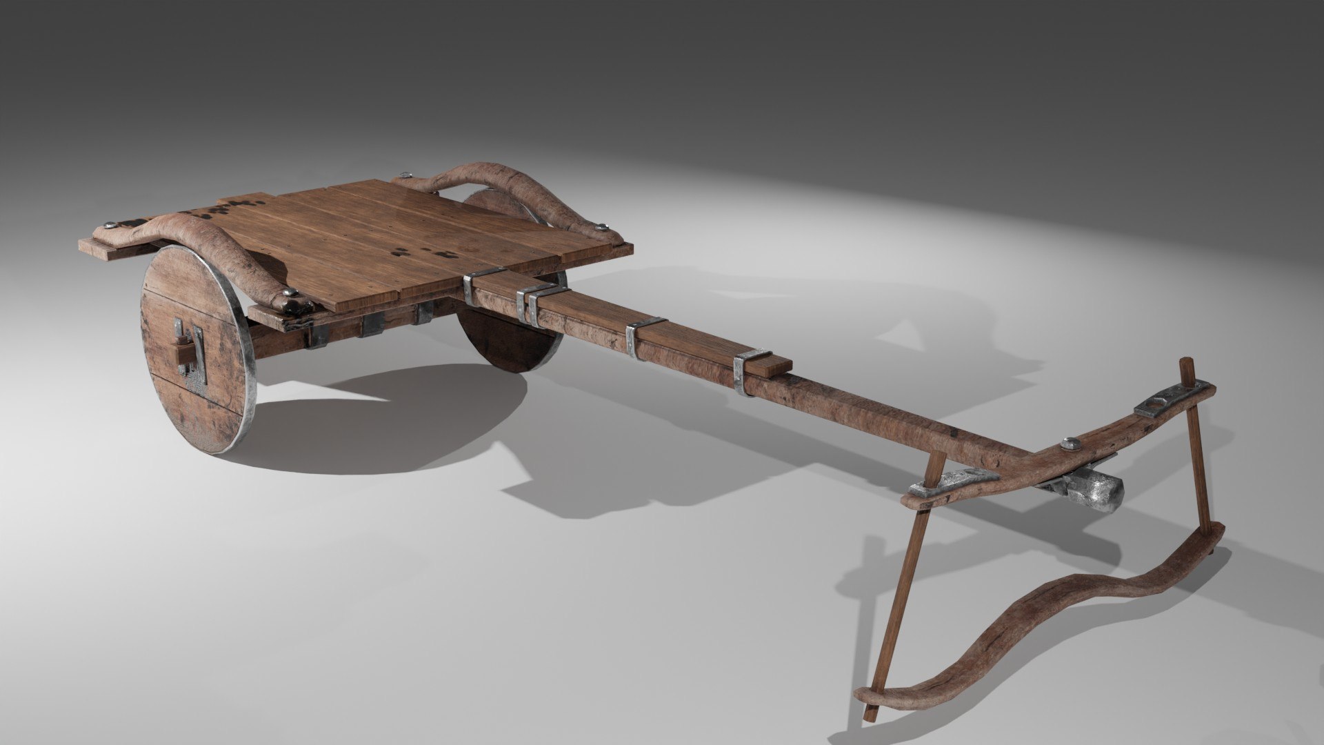 3D OxCart - TurboSquid 1842222