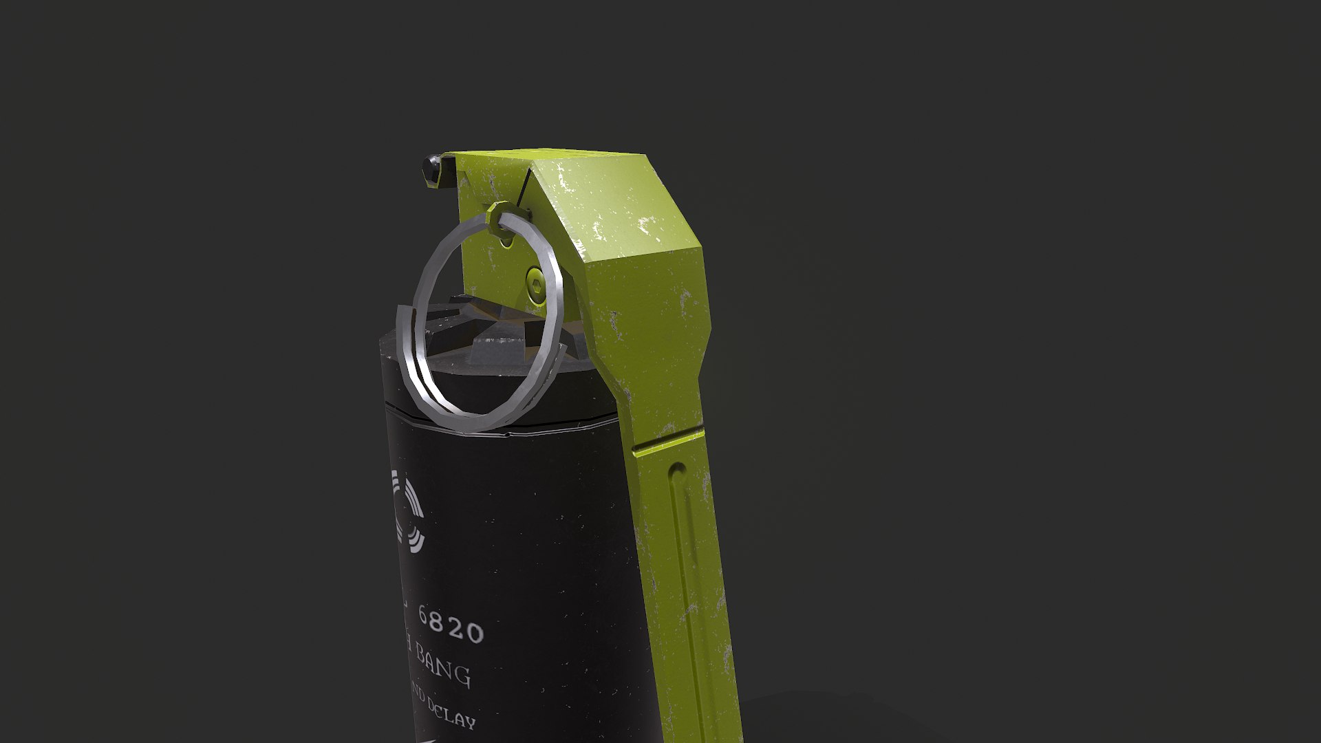 Free Flashbang Grenade 3D Model - TurboSquid 1718615