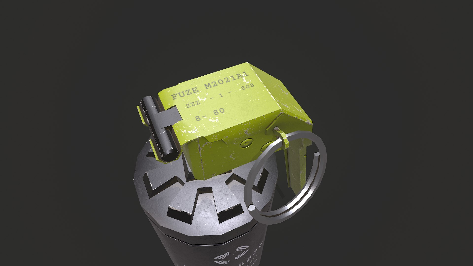 Free Flashbang Grenade 3D Model - TurboSquid 1718615
