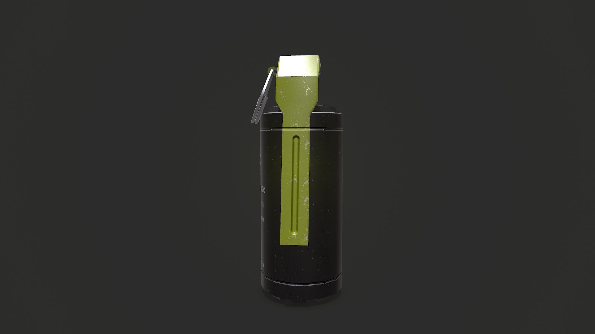 Free Flashbang Grenade 3D Model - TurboSquid 1718615