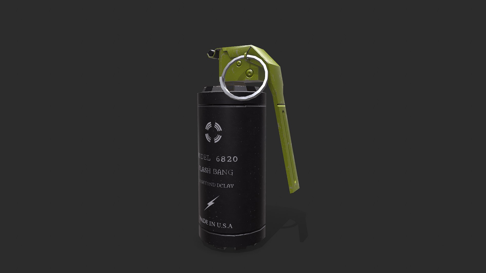 Free Flashbang Grenade 3D Model - TurboSquid 1718615