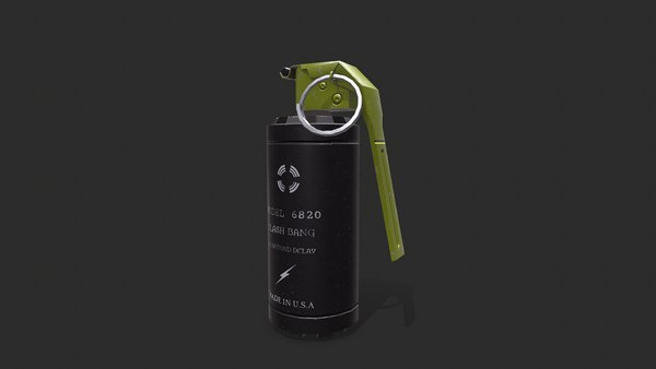 Free Flashbang Grenade 3D model - TurboSquid 1718615