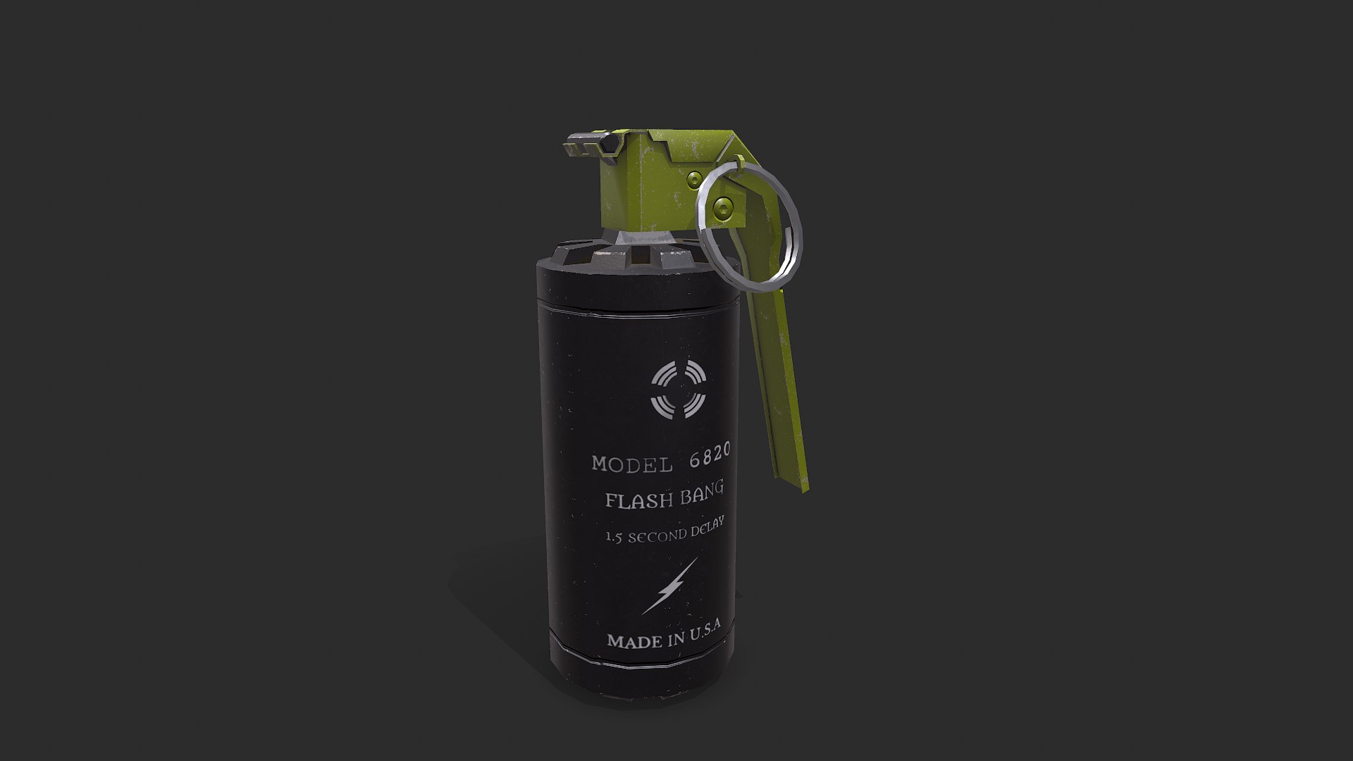 Free Flashbang Grenade 3D Model - TurboSquid 1718615