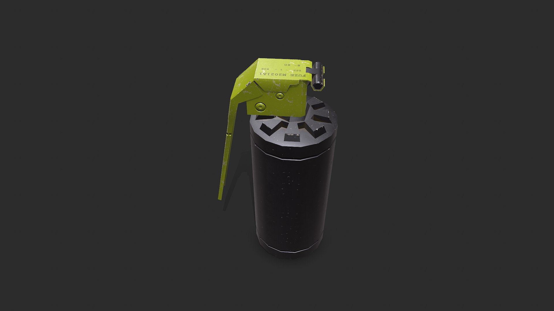 Free Flashbang Grenade 3D Model - TurboSquid 1718615