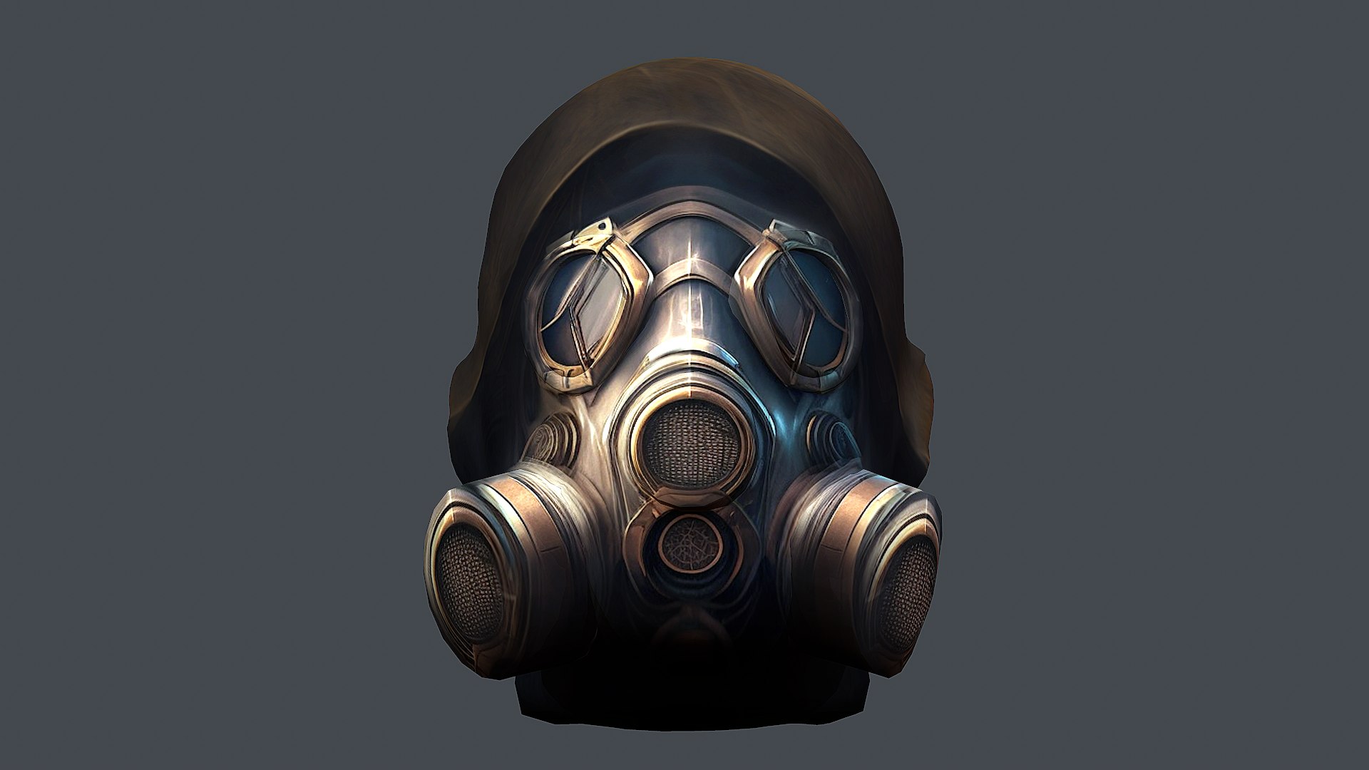 3D Gas mask helmet model - TurboSquid 2027047