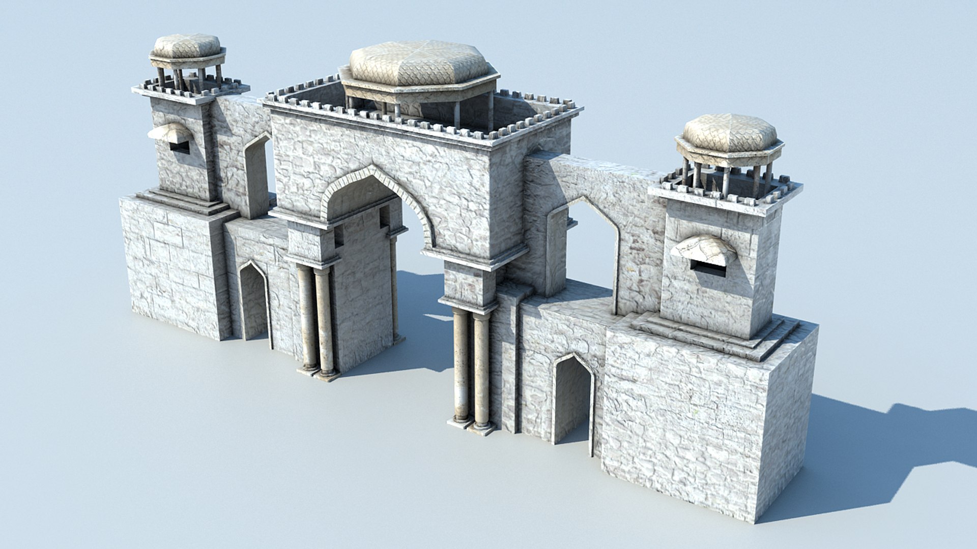 city asian asia 3d model