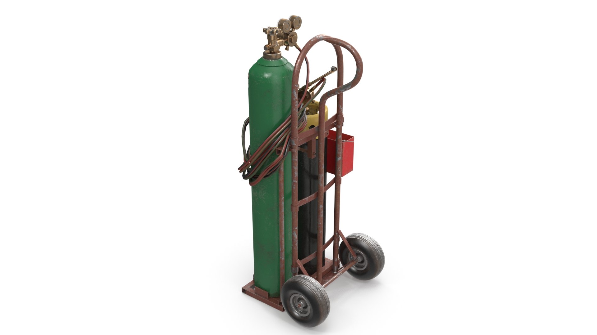 Welding Cylinder Truck 3D - TurboSquid 1462319