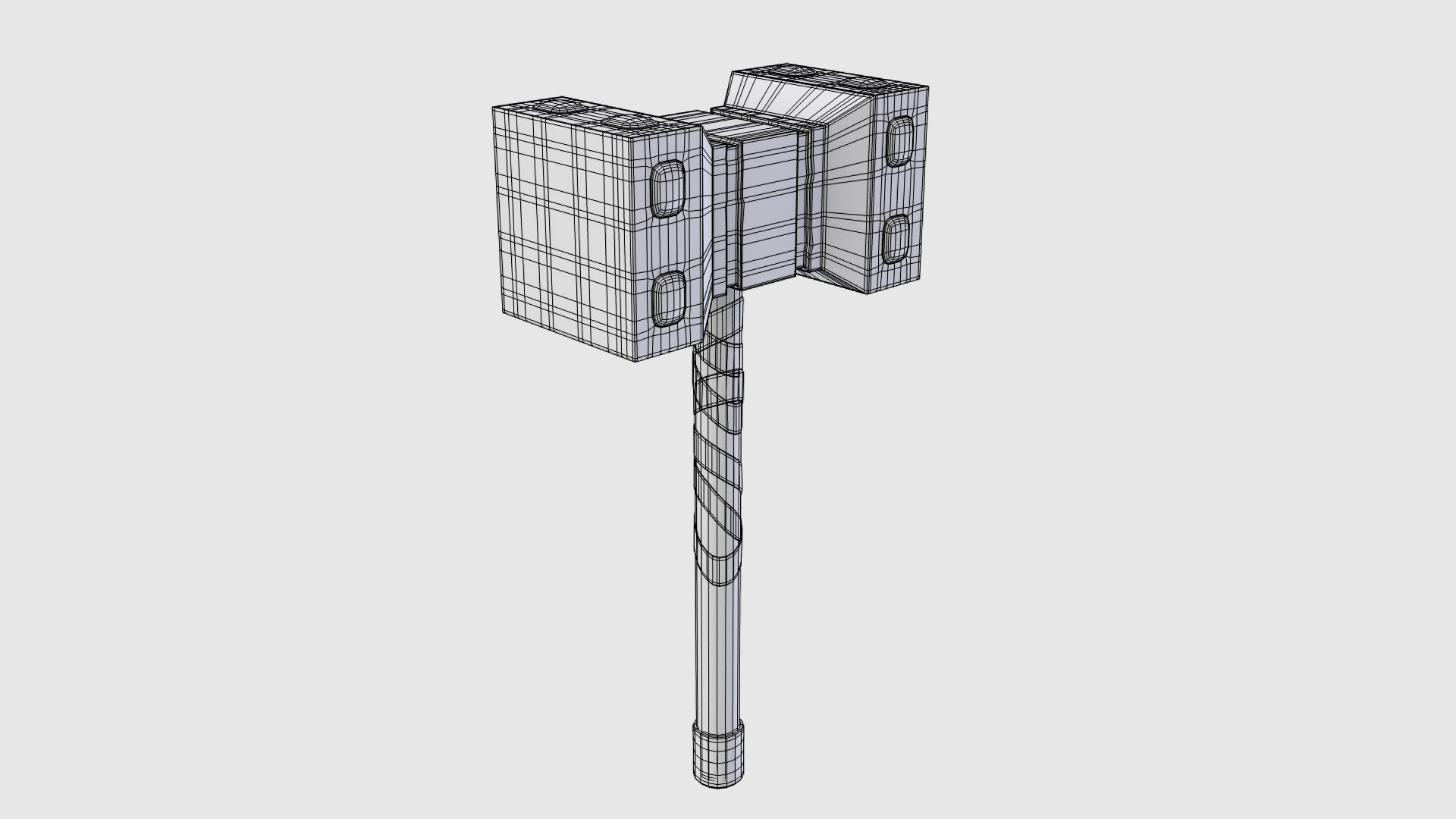 3D Thor Hammer Mjlnir Pbr - TurboSquid 1349520