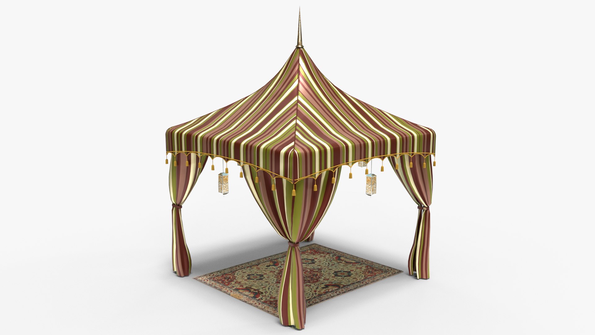 3d Model Arabian Luxury Tent