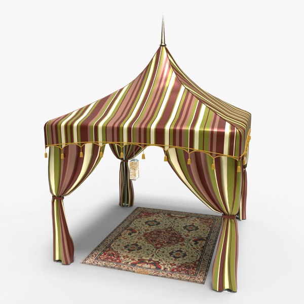 3d model arabian luxury tent