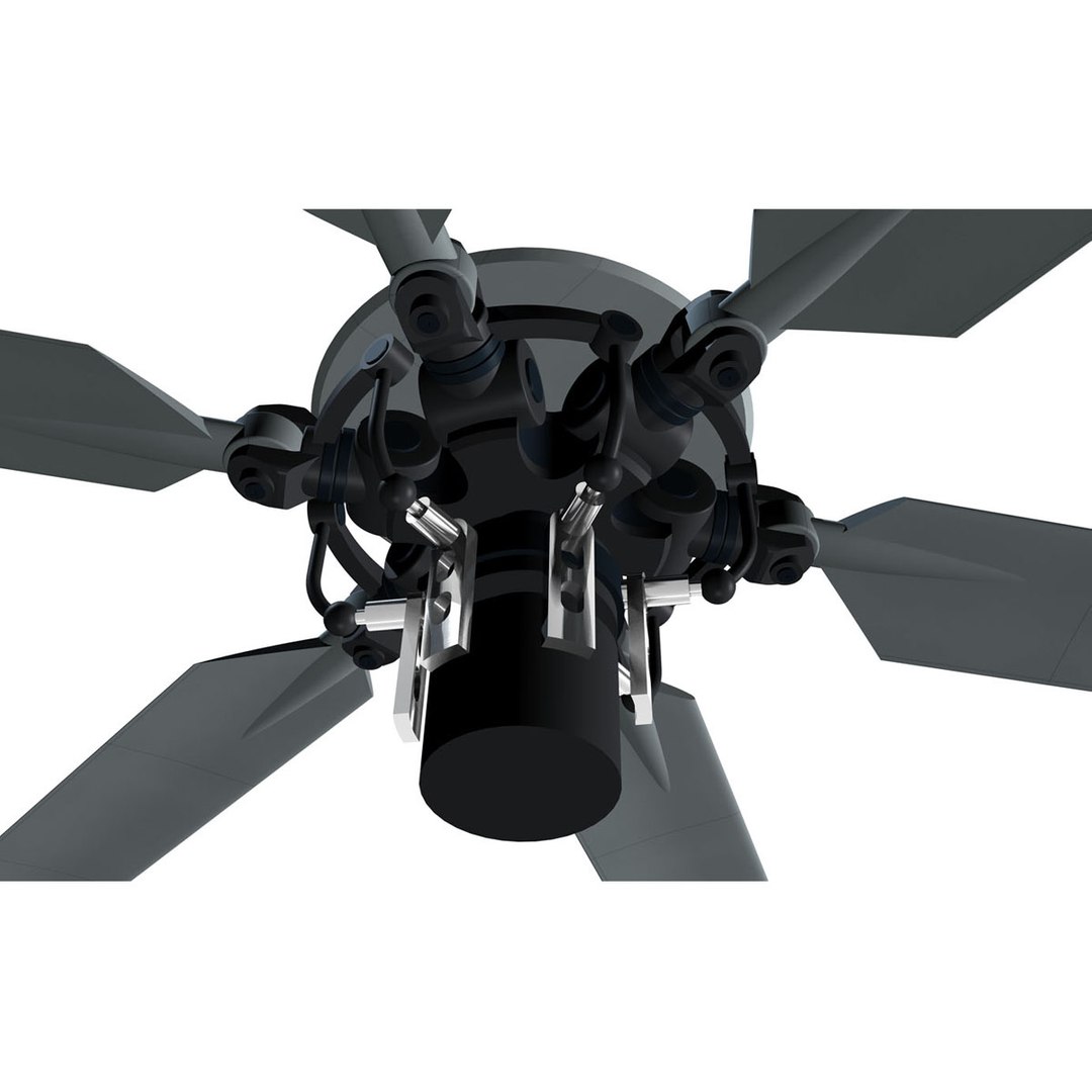 3d model helicopter rotor