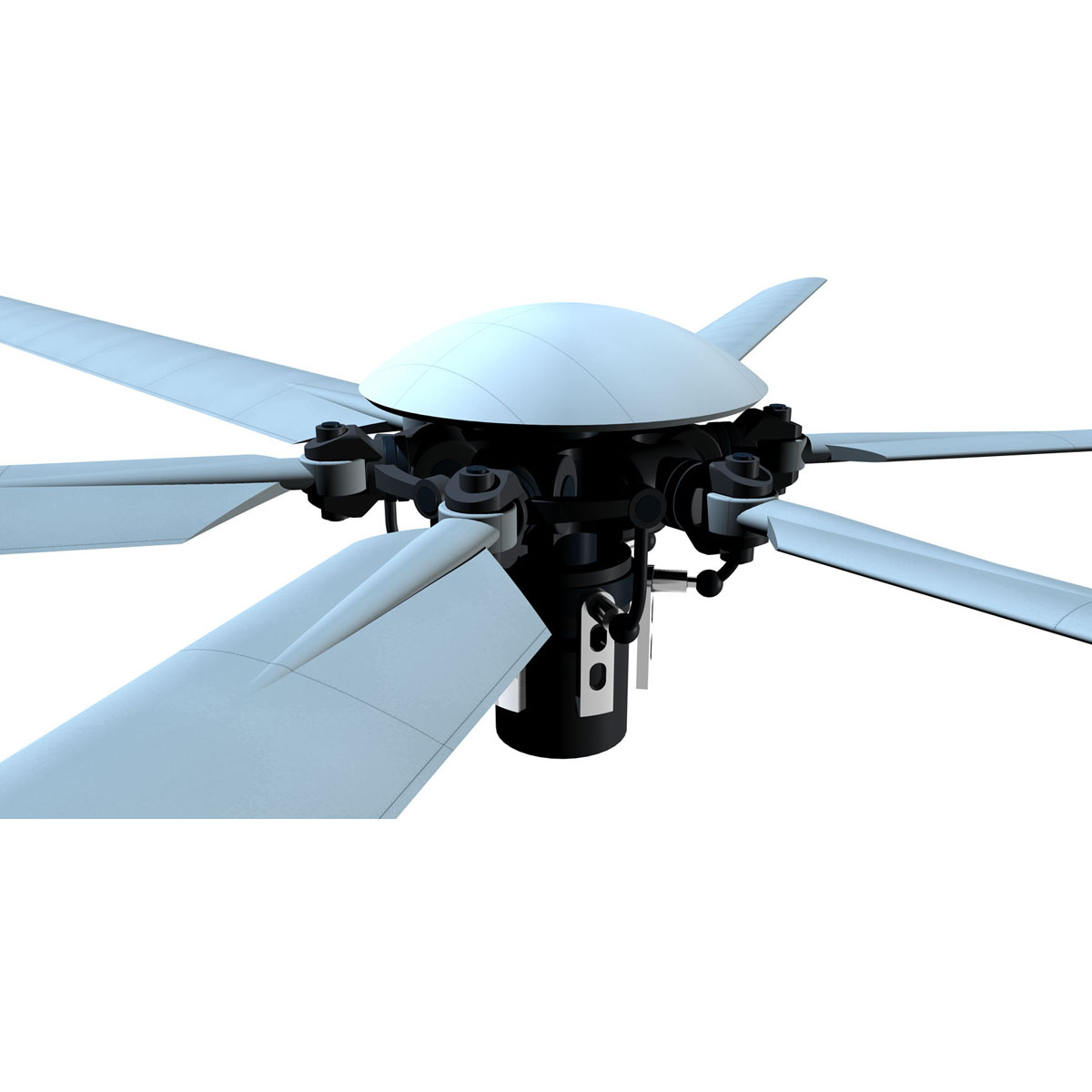 3d model helicopter rotor