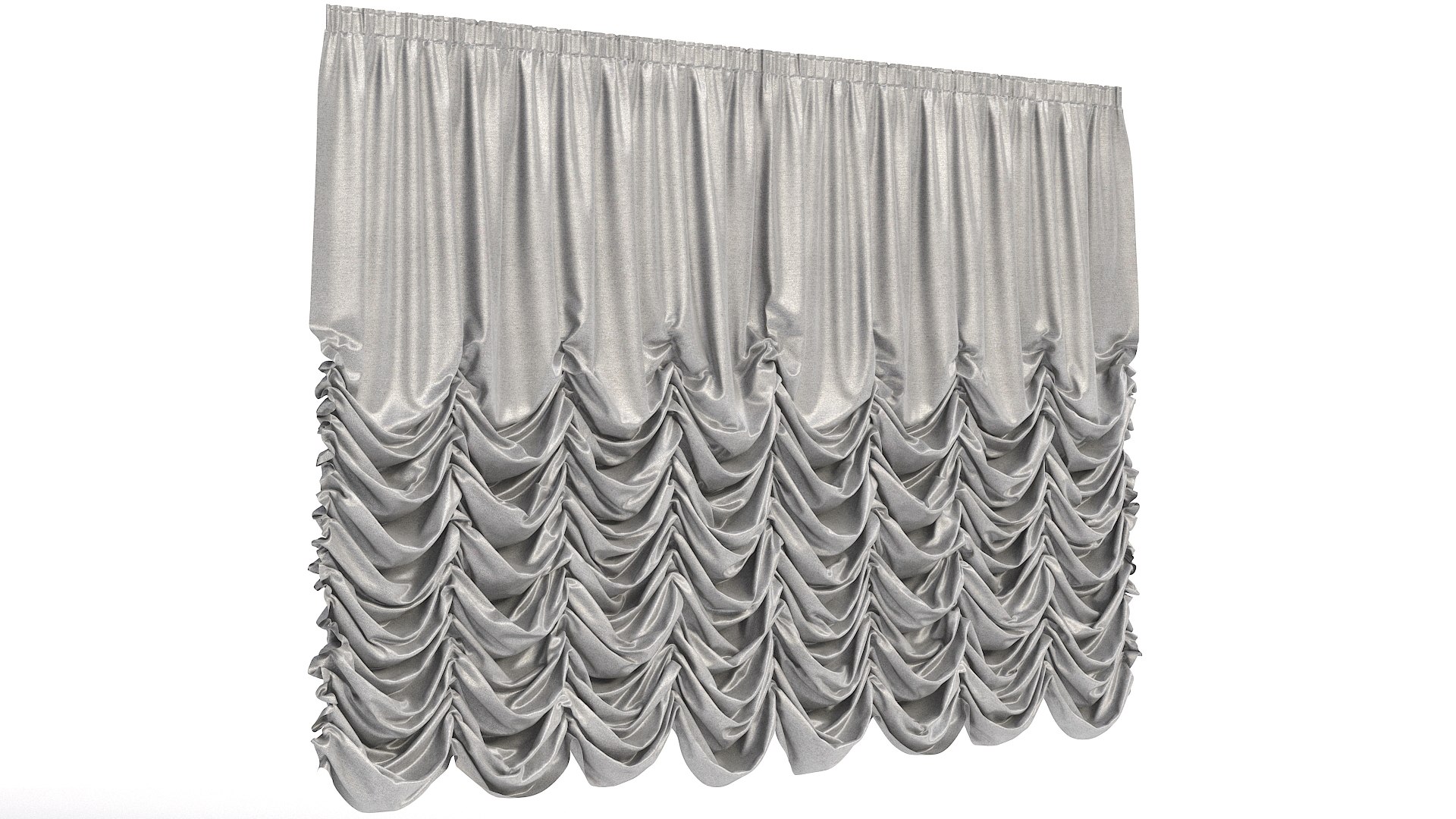 3D Austrian Curtain 015 Model - TurboSquid 2015362