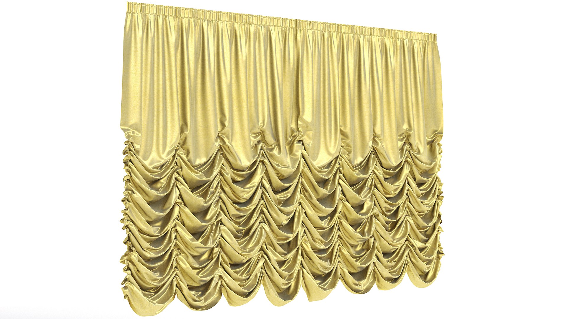 3D Austrian Curtain 015 Model - TurboSquid 2015362
