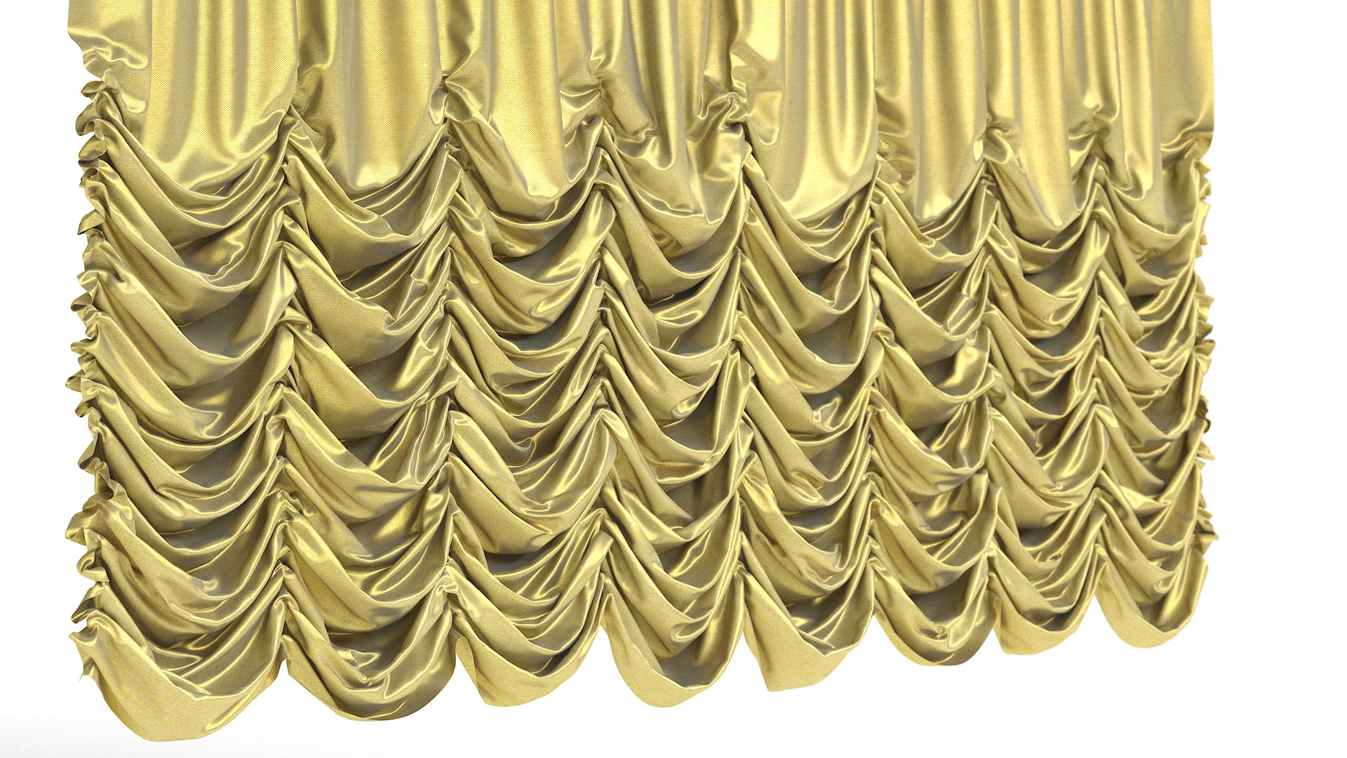 3D Austrian Curtain 015 Model - TurboSquid 2015362