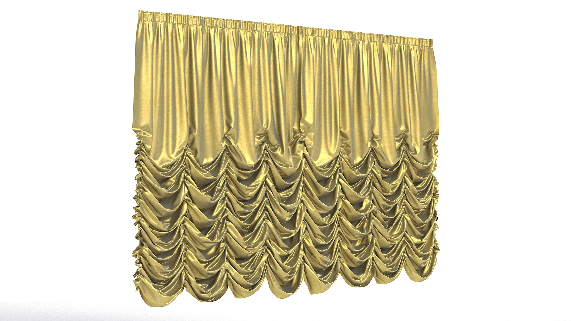3D Austrian Curtain 015 Model - TurboSquid 2015362
