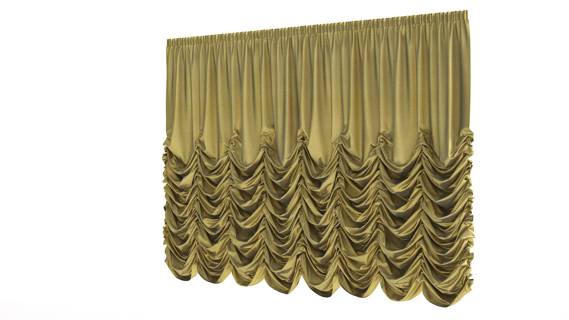 3D Austrian Curtain 015 Model - TurboSquid 2015362