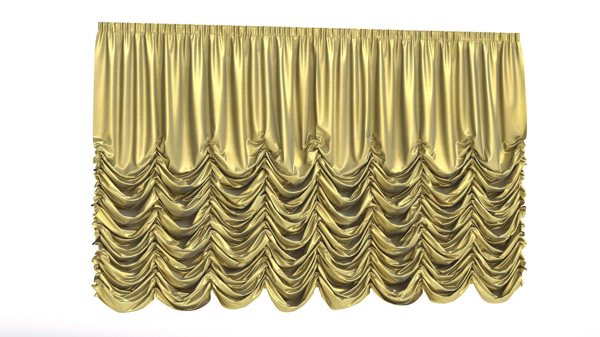 3D Austrian Curtain 015 Model - TurboSquid 2015362