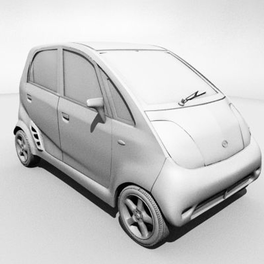 3d Model Car Tata Nano
