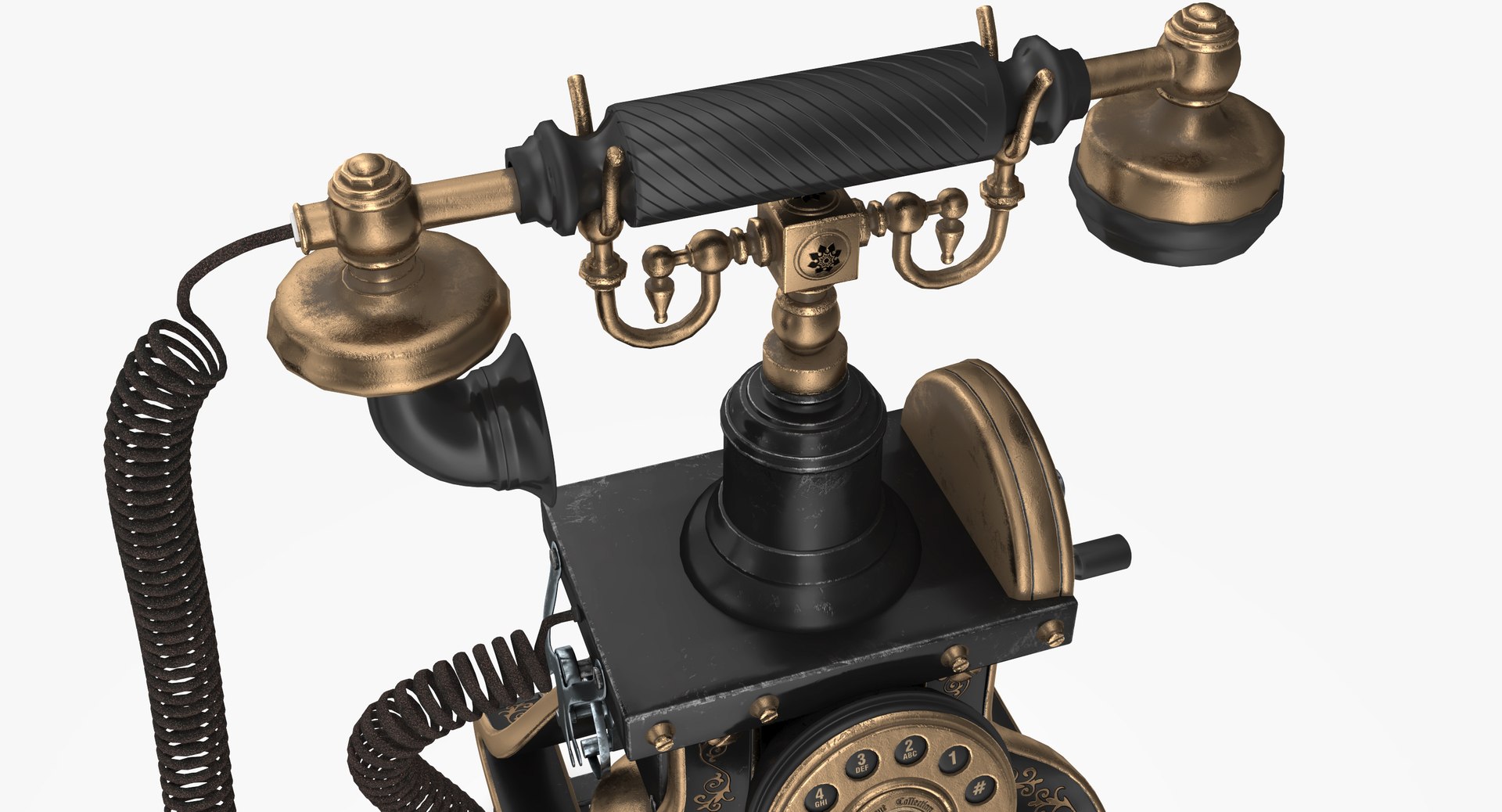 Retro Phone 3D Model - TurboSquid 2148435