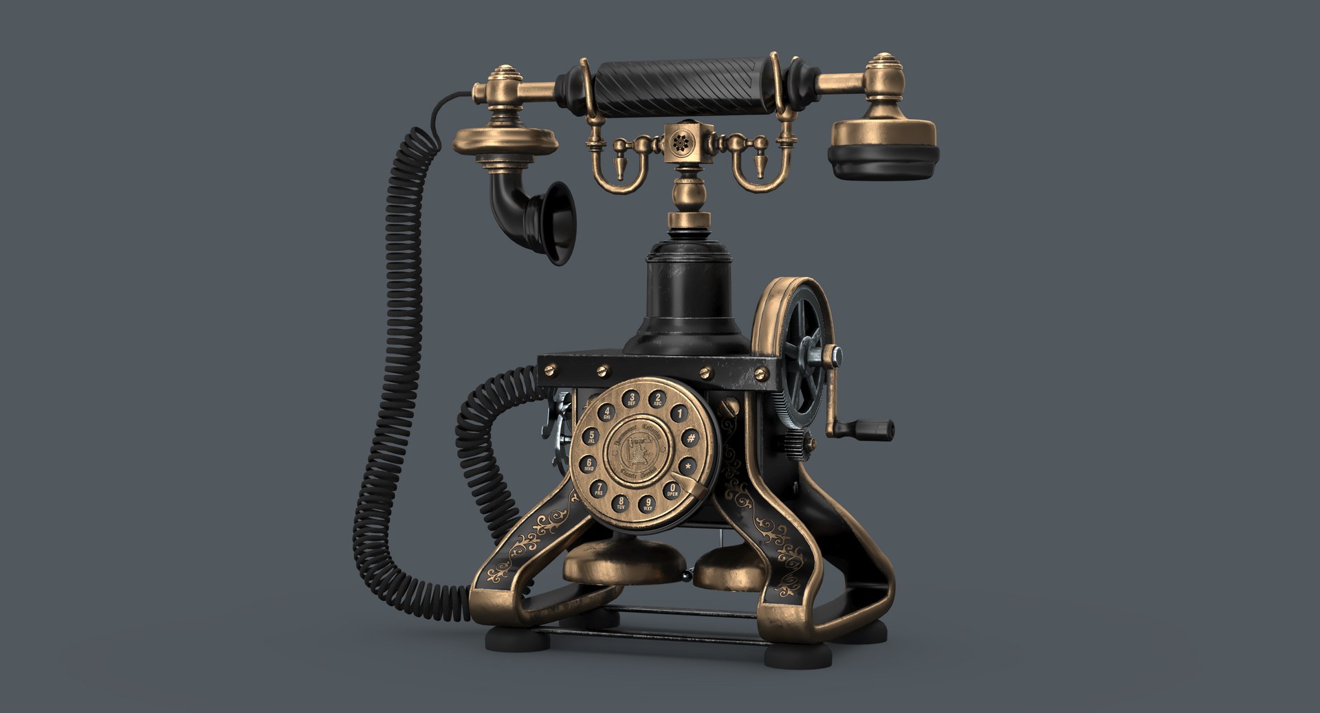 Retro Phone 3D Model - TurboSquid 2148435