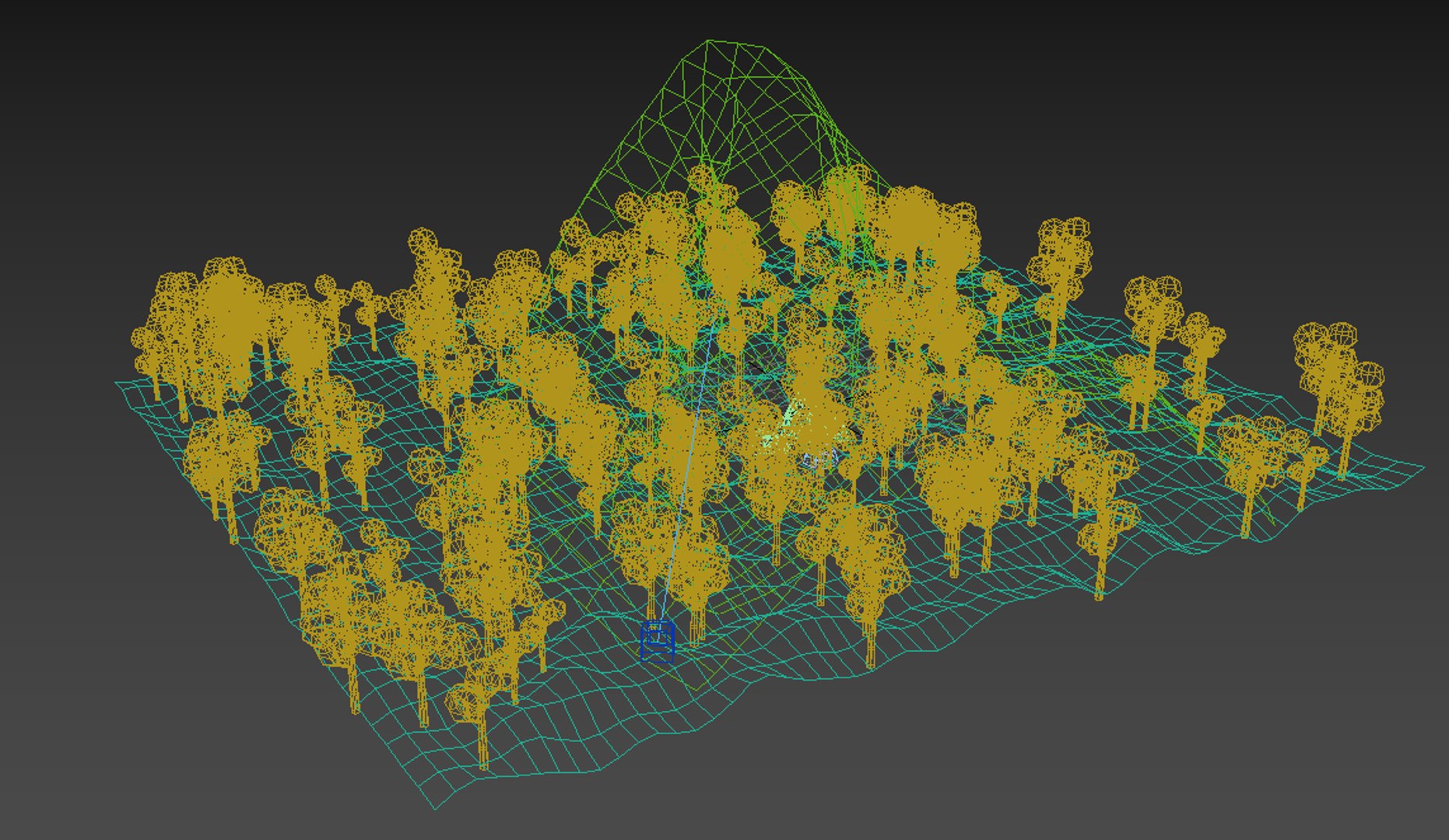 Cartoon forest 3D model - TurboSquid 1662115