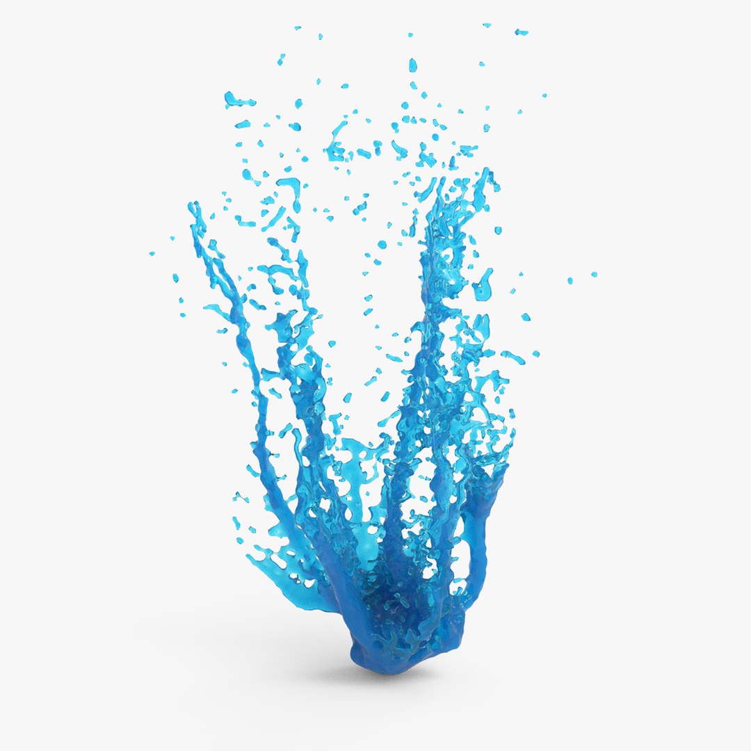 Water Blast Splash 3D Model - TurboSquid 1438938