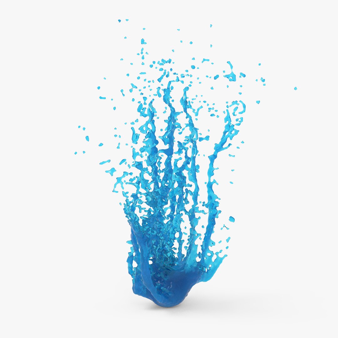 Water Blast Splash 3D Model - TurboSquid 1438938