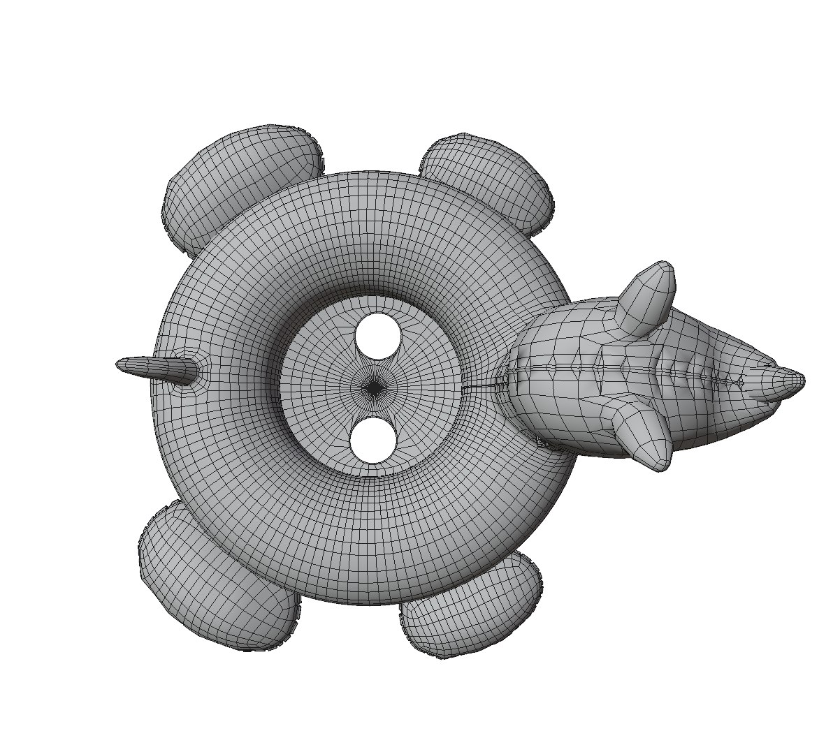 Inflatable Rhino 3D Model - TurboSquid 1597653