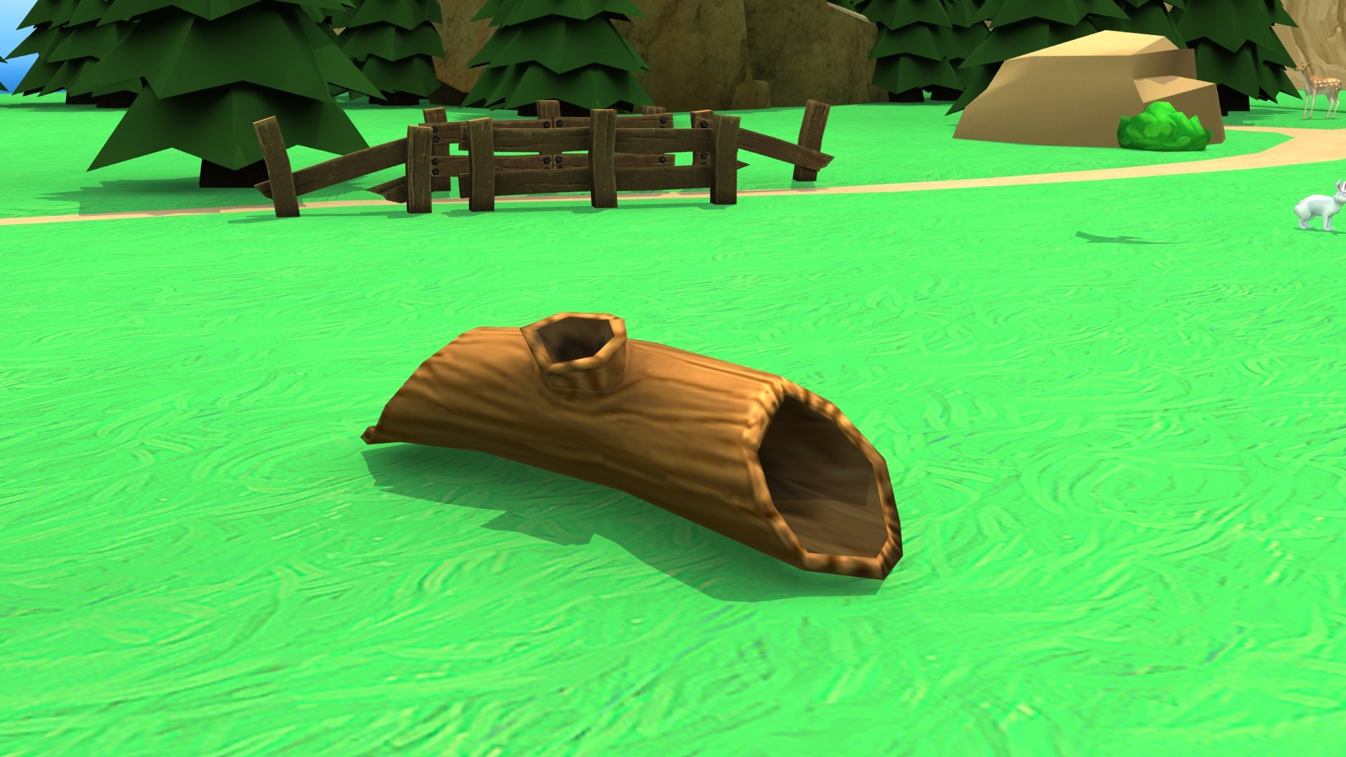 Fallen Log 3d 3ds
