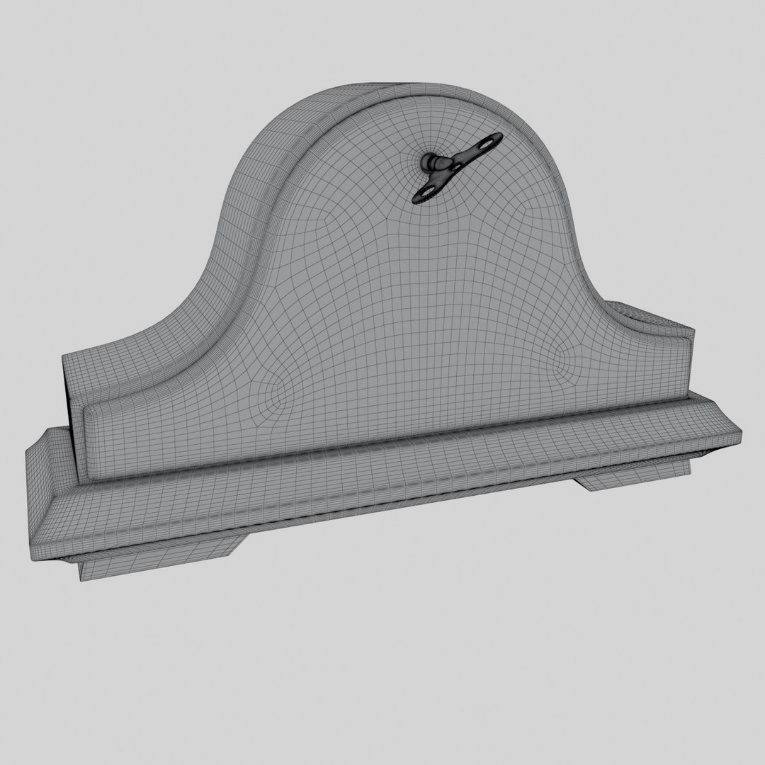 Mantel Clock 3D Model - TurboSquid 1163852