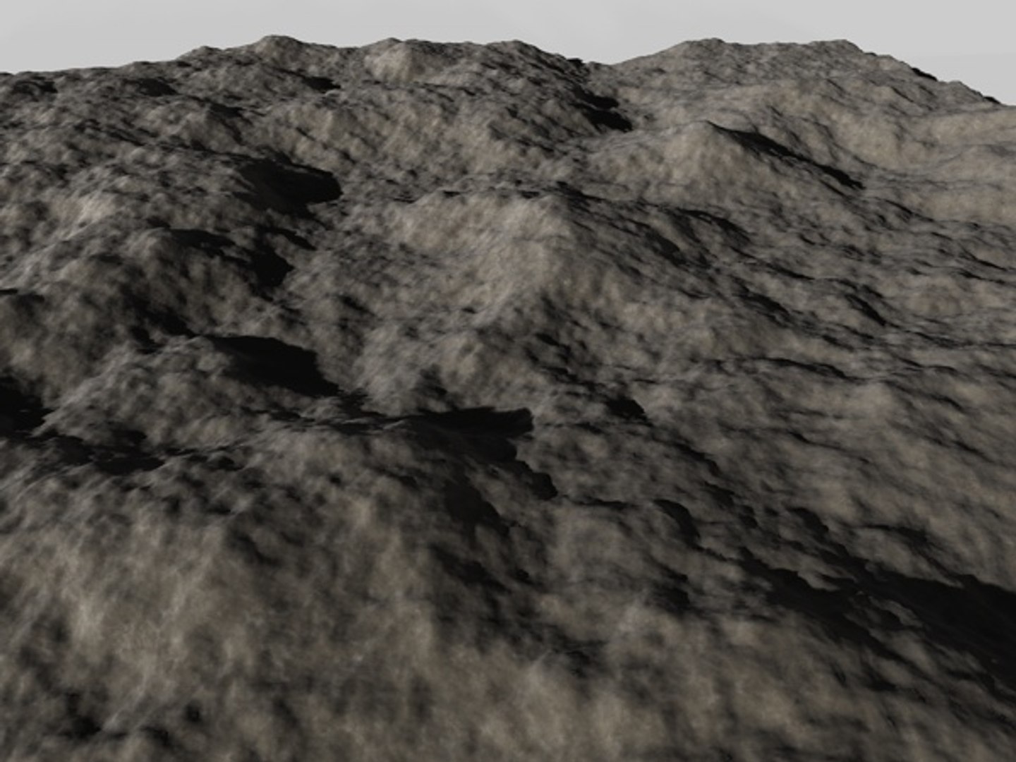 C4d Mountainous Landscape