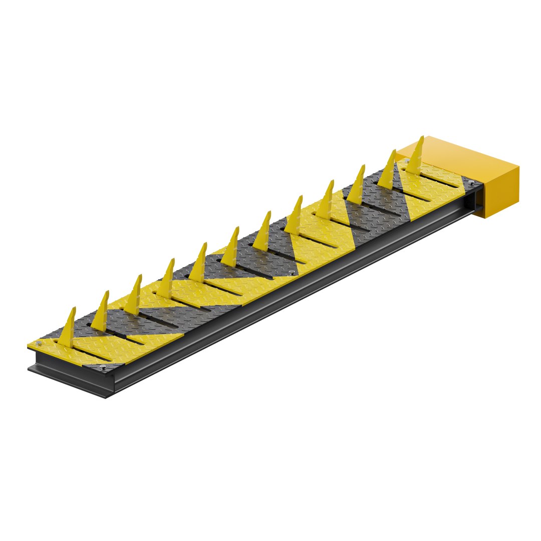Road spikes rose model - TurboSquid 1397690