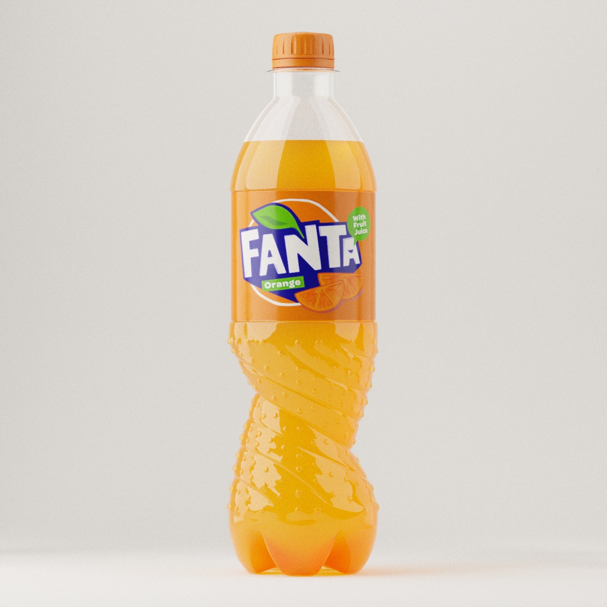modelo 3d FANTA nueva botella - TurboSquid 1180244