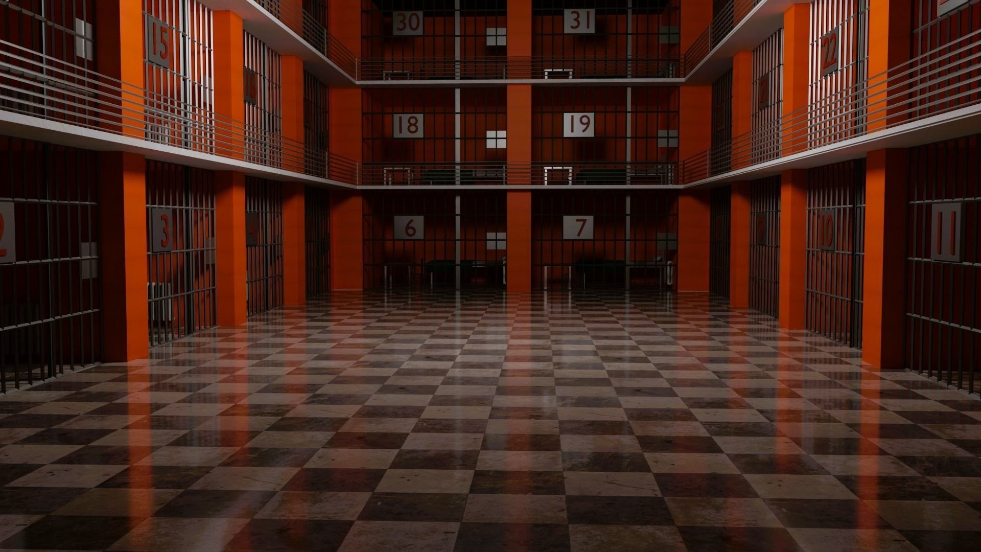 Prison And Prison Interior 3D - TurboSquid 2088744