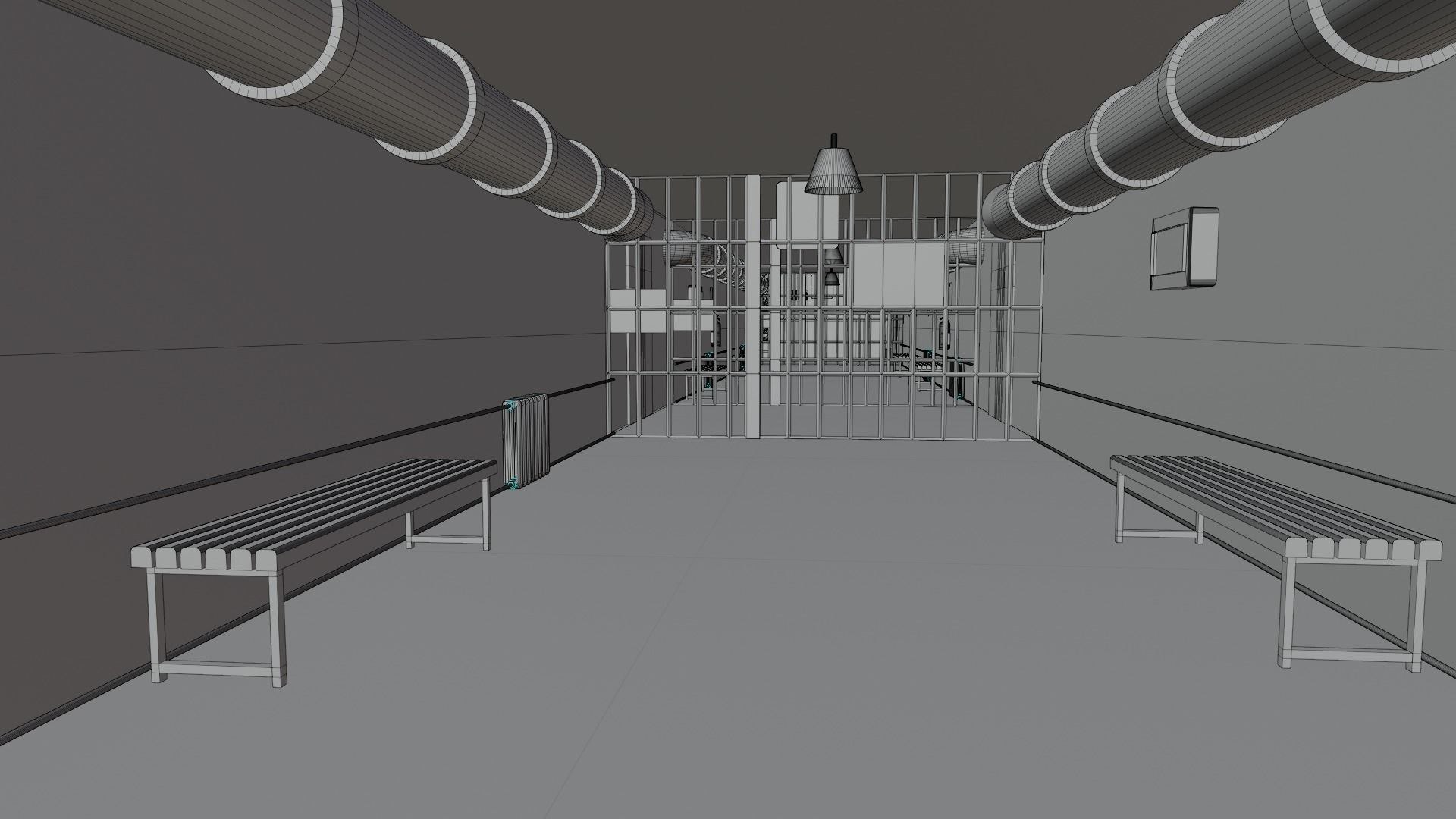 Prison And Prison Interior 3D - TurboSquid 2088744