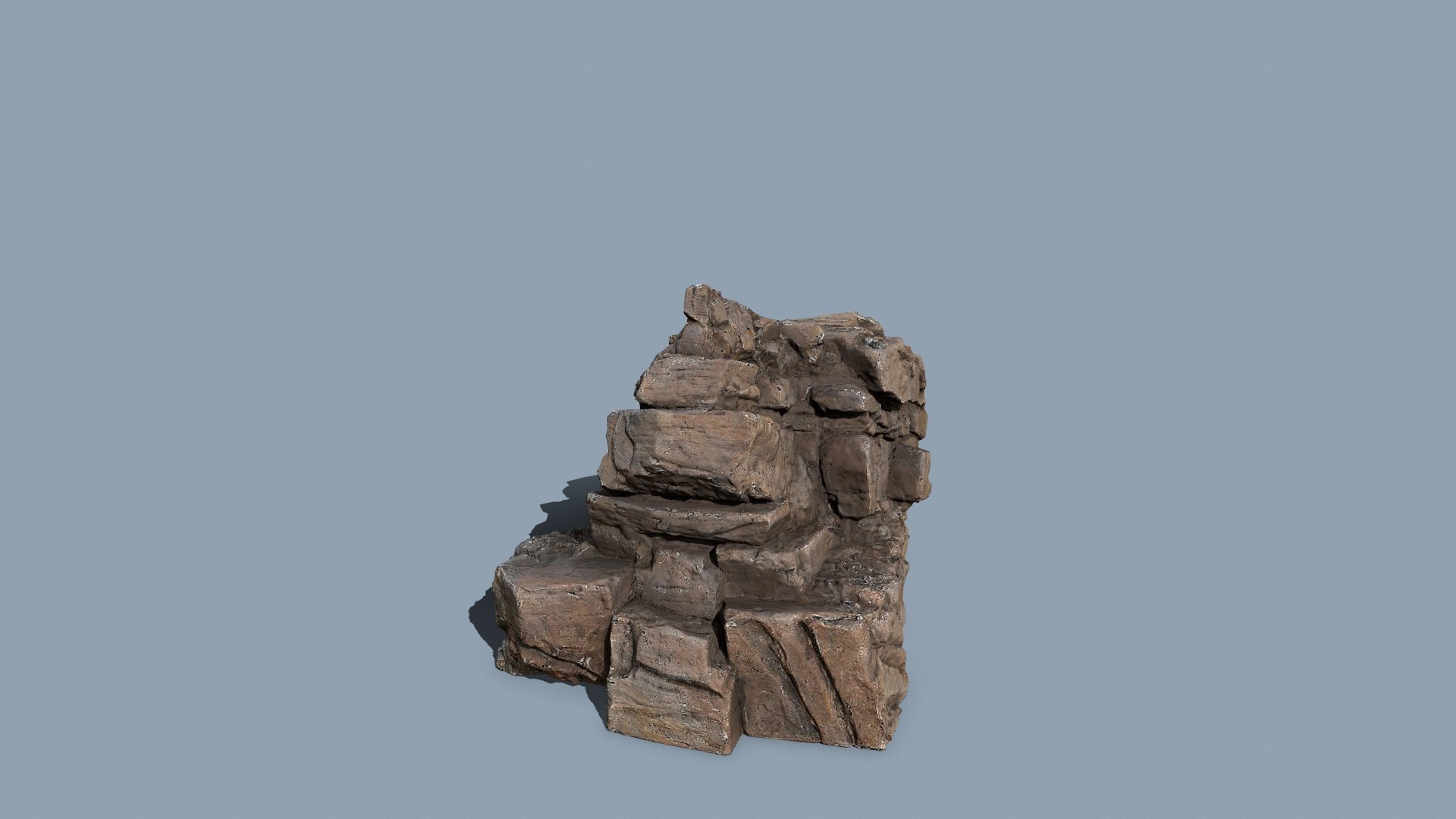 3D Model Cliff Rocks - TurboSquid 2206861