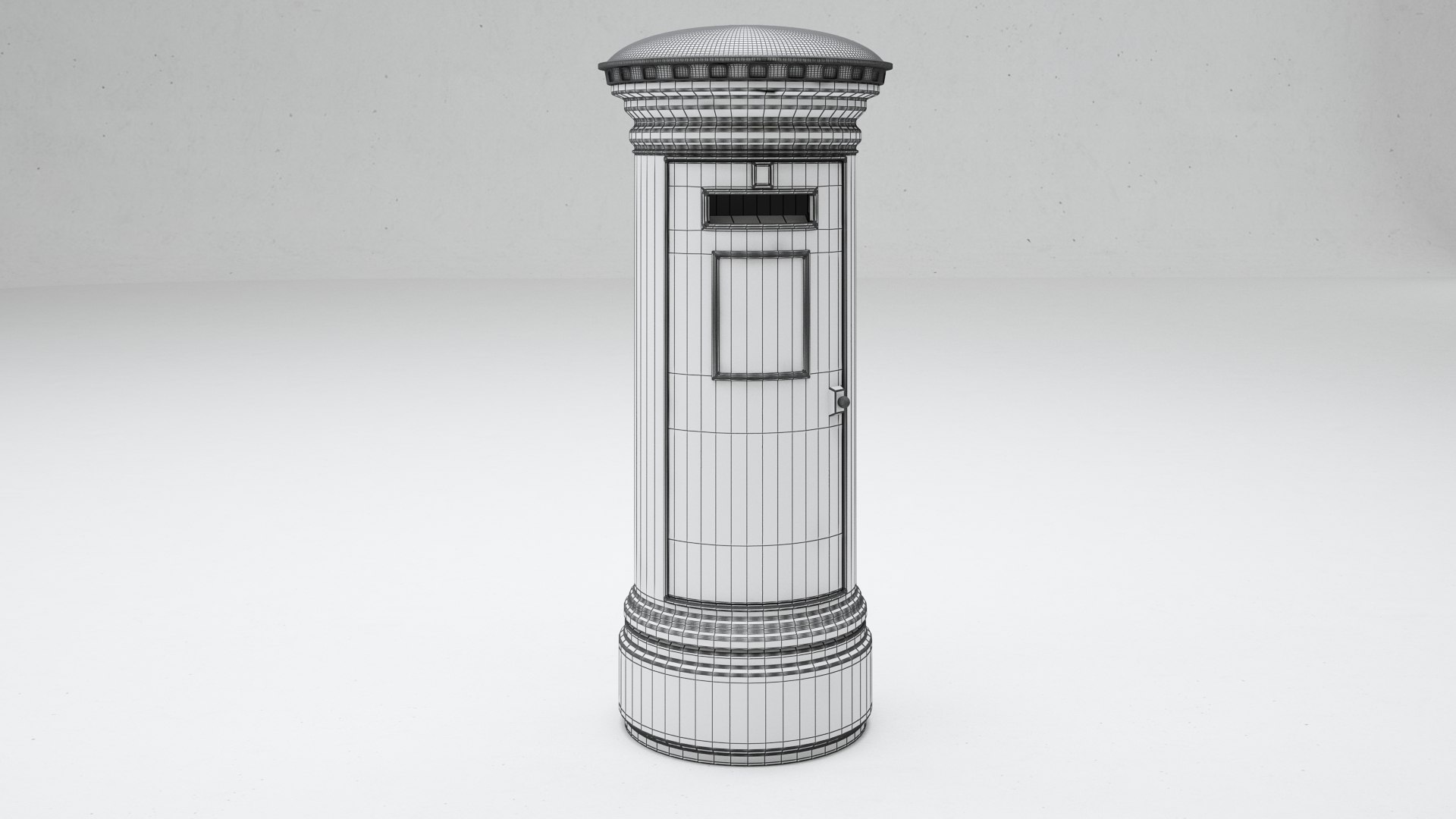 Post Box 3D Model - TurboSquid 1670710