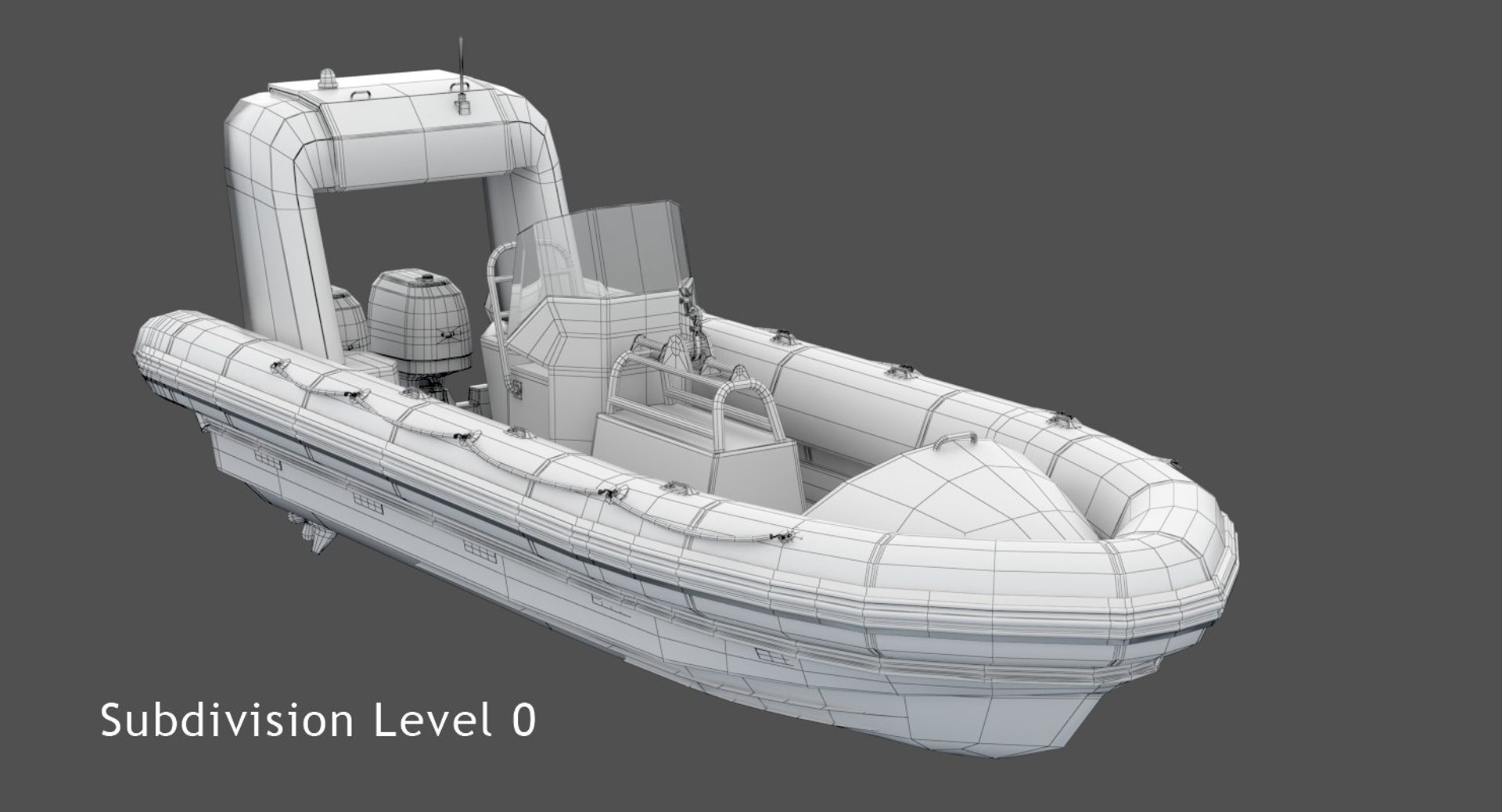 ahts vessel anchor handling 3d model