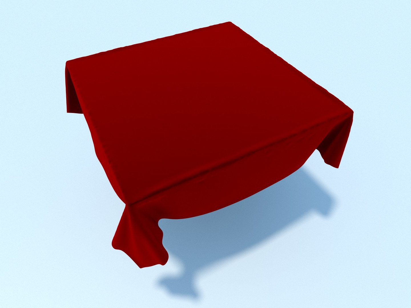 3d Model Table Cloth Tablecloth