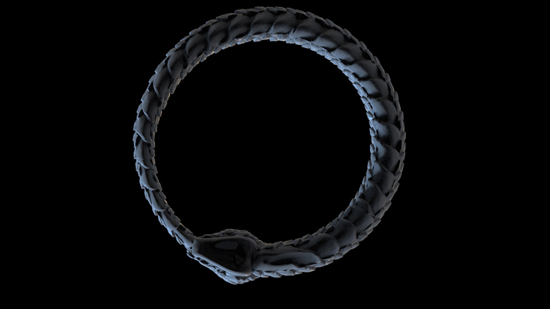 3D Snake Ouroboros - TurboSquid 1901381