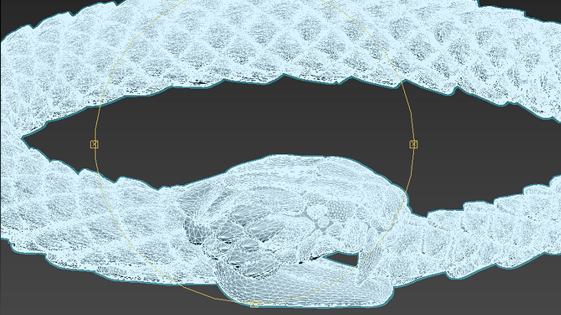 3D Snake Ouroboros - TurboSquid 1901381